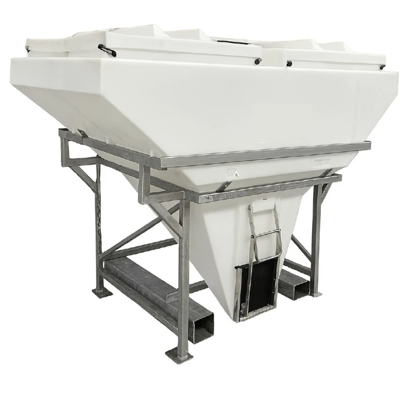 Side Discharge Hopper Bin - 1700 Ltr