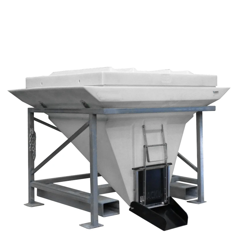 620L Side Discharge Hopper Bin